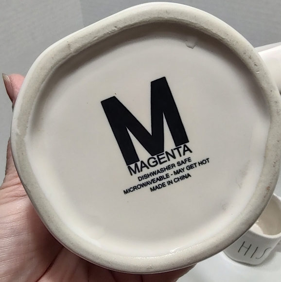 Rae Dunn | Dining | Rae Dunn M Stamp Magenta His Hers Mug Bundle | Poshmark